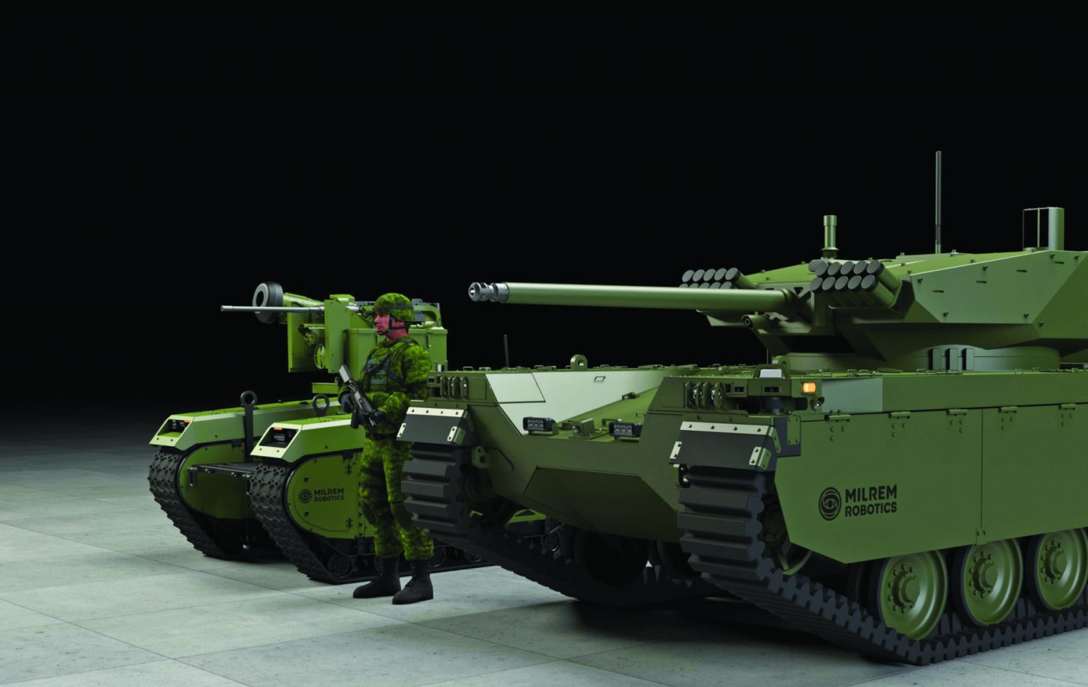 Milrem Robotics reveals Type-X RCV with John Cockerill CPWS II turret ...