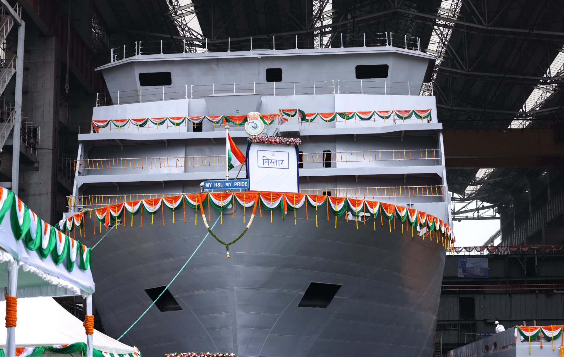 India incorporates domestic components in manufacturing new war vessels ...
