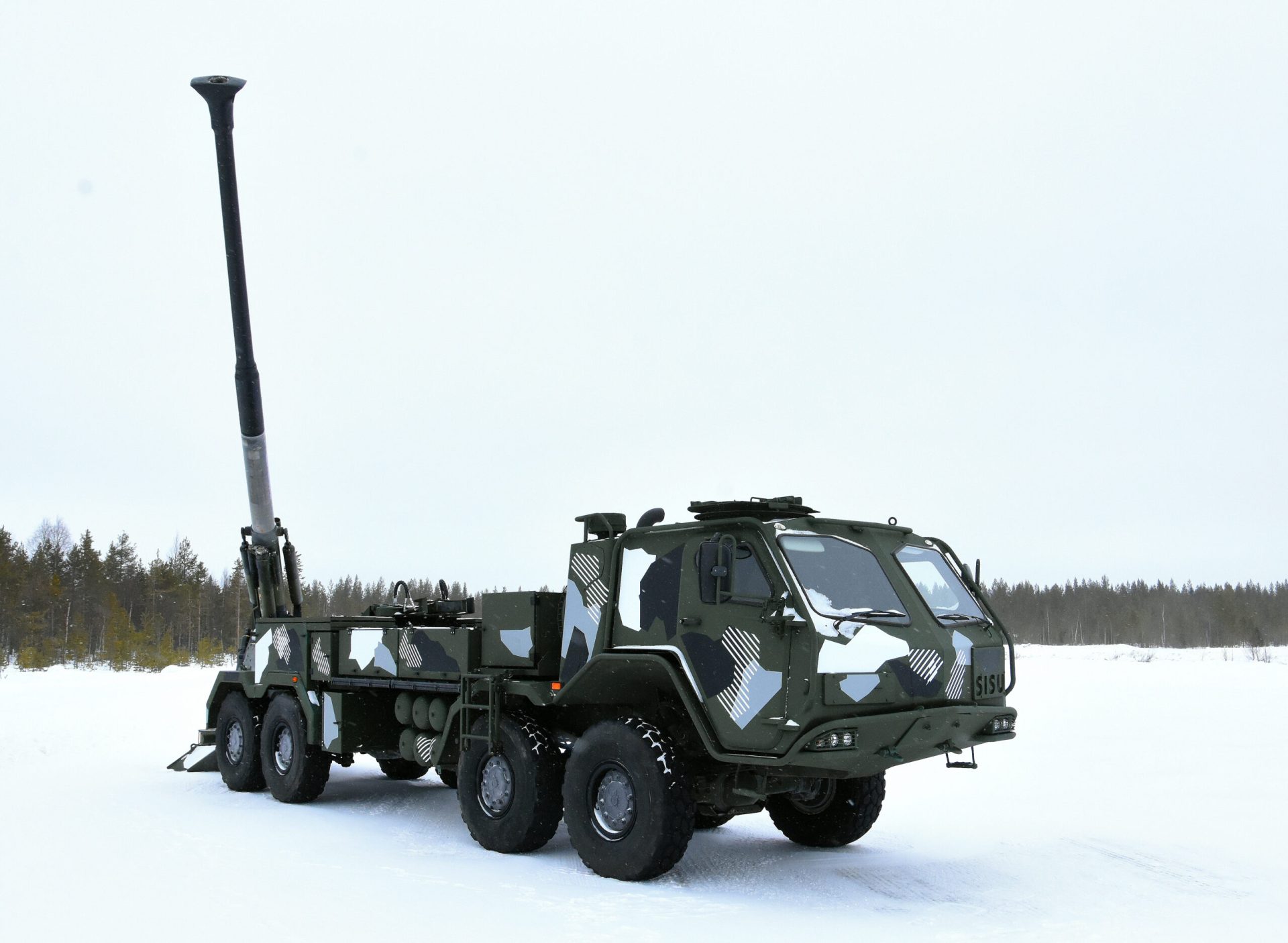 Patria Completes Tests ARVE 155mm Wheeled Self-Propelled Howitzer ...